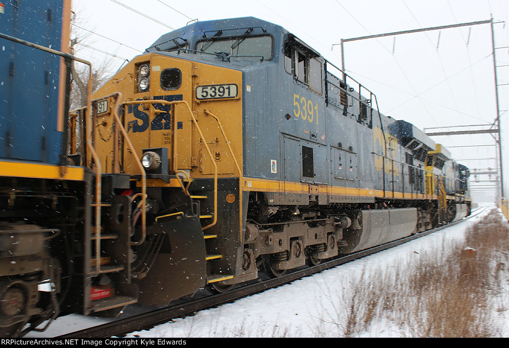 CSX ES40DC #5391 on Q032-07